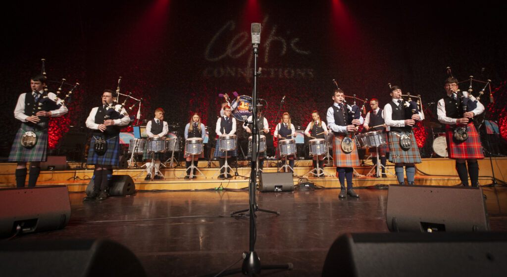 Photos from Celtic Connections Pipe Band Concert 2023 - Bagpipe News